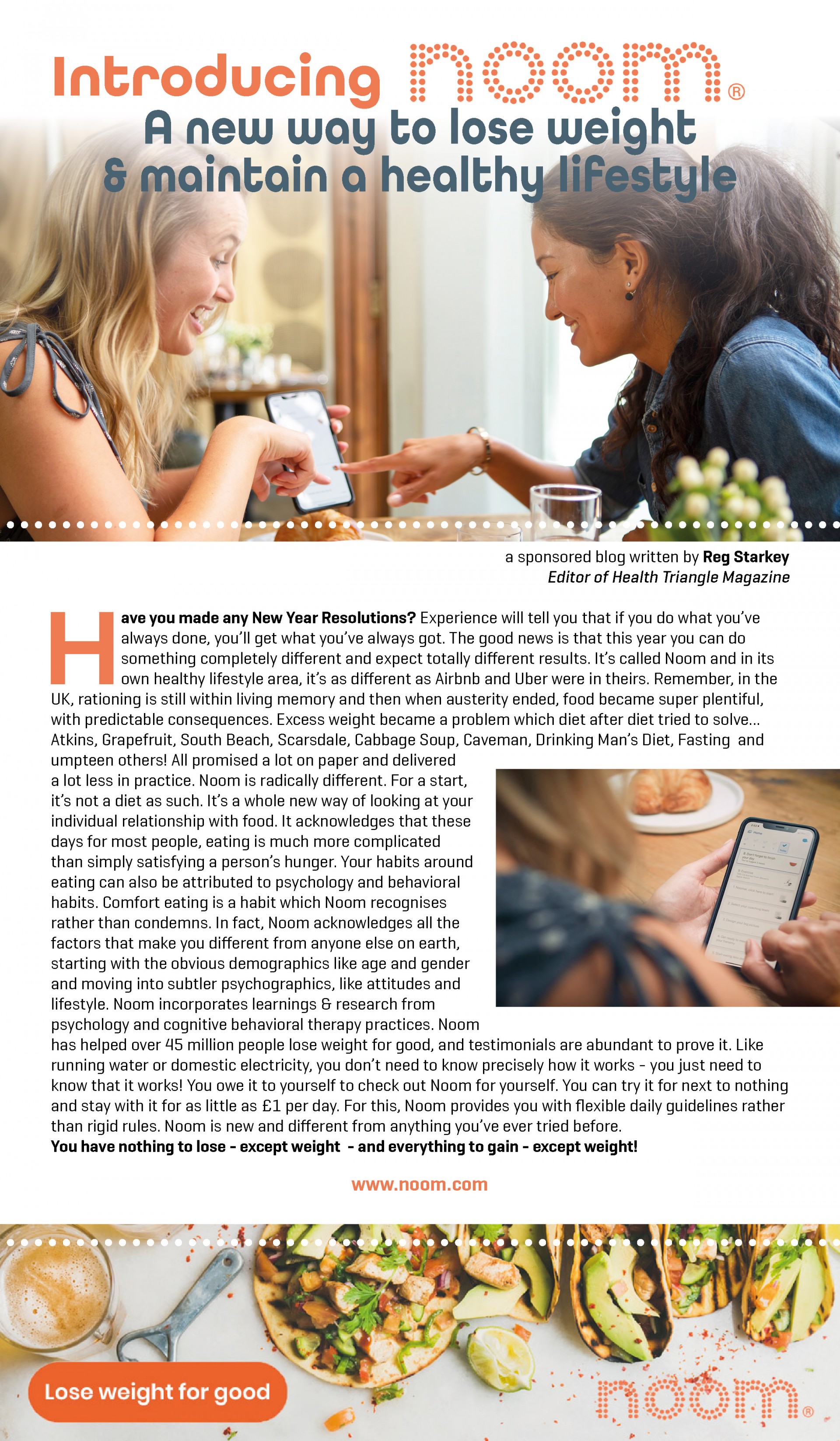 Introducing Noom, the new concept in losing weight and maintaining a healthy lifestyle « UK ...
